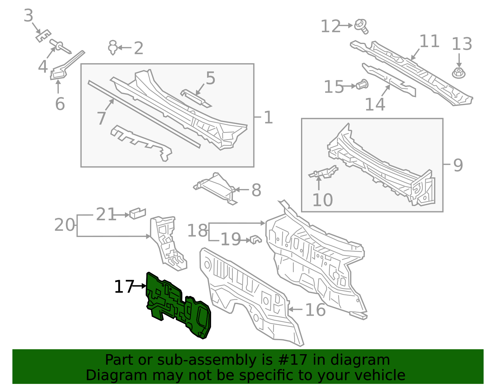 55223-0R040 - Front Insulator - 2019-2025 Toyota | OEM Genuine Toyota Parts