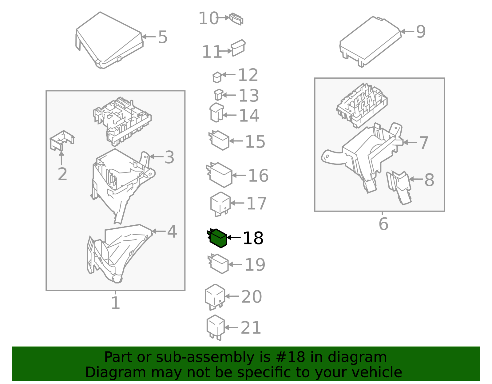 2019-2025 Subaru Fan Relay 25232AA090 | Subaru Parts Store
