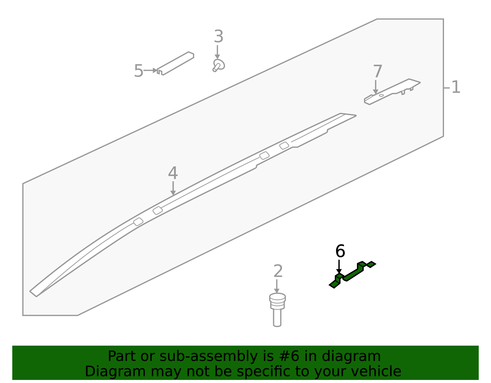 2021-2025 Nissan Rogue Mount Bracket 738A0-6RA0A | Scott Evans Nissan Parts