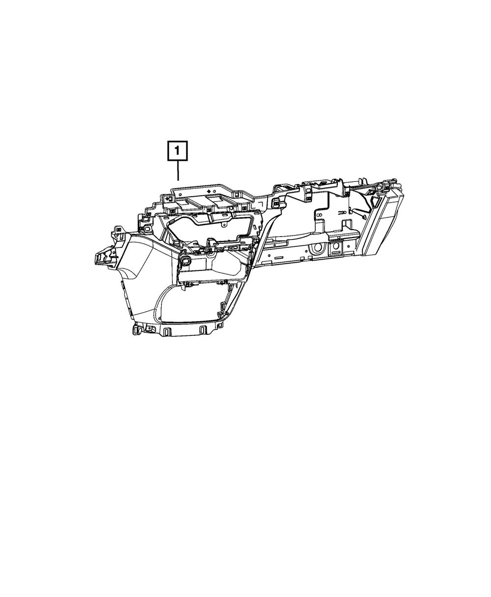 2017-2020 Chrysler Instrument Lower Panel 5SP92PD2AE | Mopar Engine