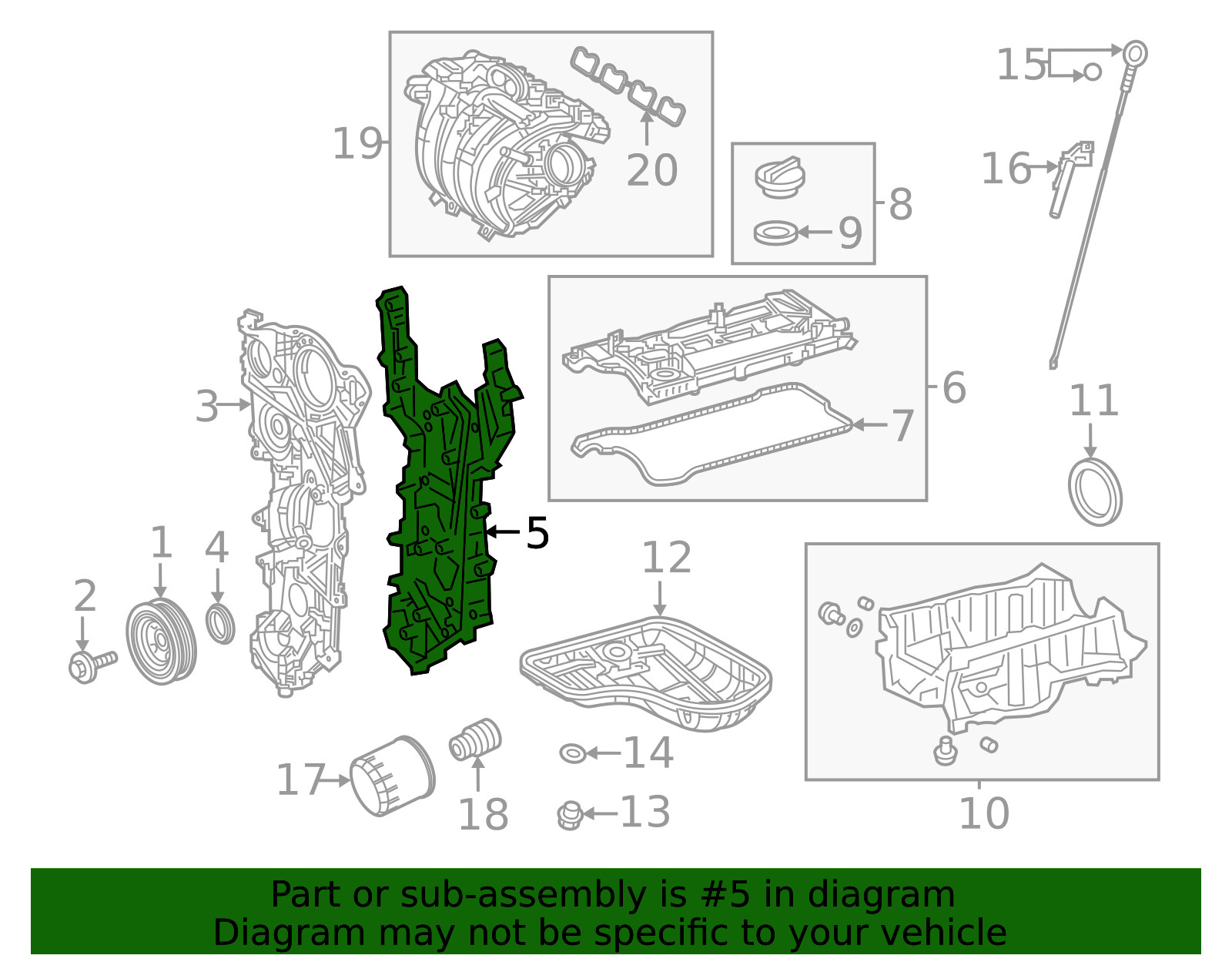 11310-F2010 - High-Quality Engine Timing Cover for AutoNation Parts