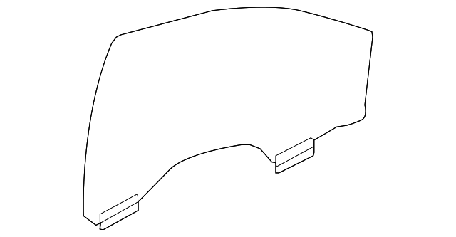 2019-2025 Chevrolet Blazer Front Passenger Side Door Window 84955048 ...