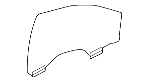 2019-2025 Chevrolet Blazer Front Passenger Side Door Window 84955048 ...