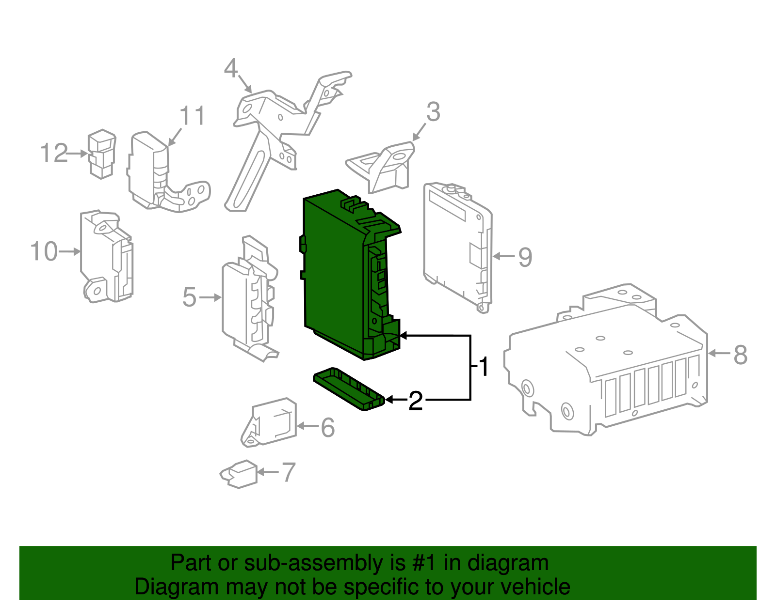 82730-04072 - Fuse Box 2016-2019 Toyota Tacoma | Longo Toyota Parts