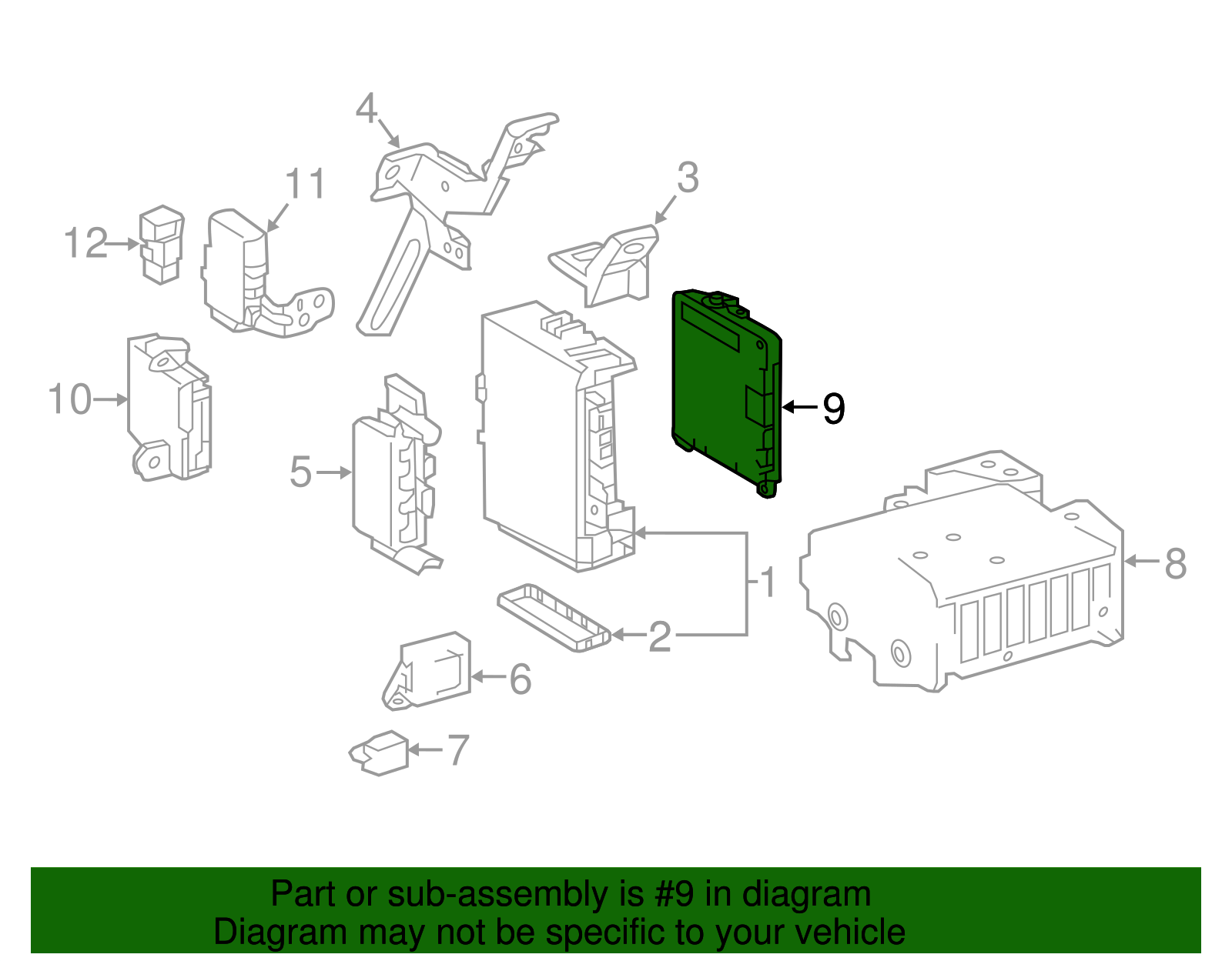 Genuine Toyota Body Control Module part# 89220-04010 for 2016-2017 ...