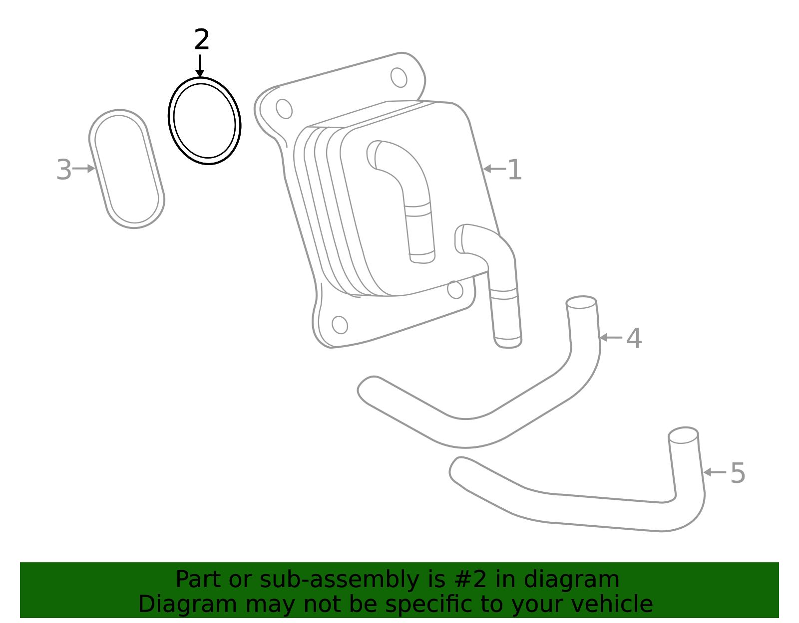 Genuine Official Toyota Oil Cooler O-Ring part# 15785-31050 for 2016 ...
