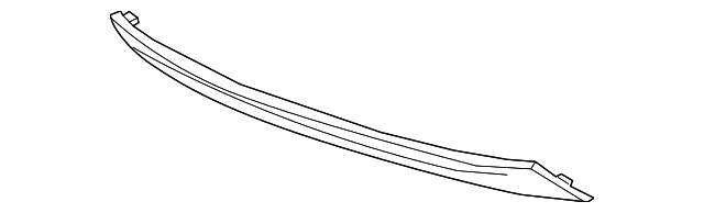 2017-2019 GMC Acadia Exterior Bright Chrome Front Bumper Fascia Skid ...