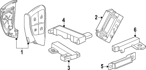 Keyless Entry Components for 2025 Chevrolet Tahoe | GMPartsDirect.com