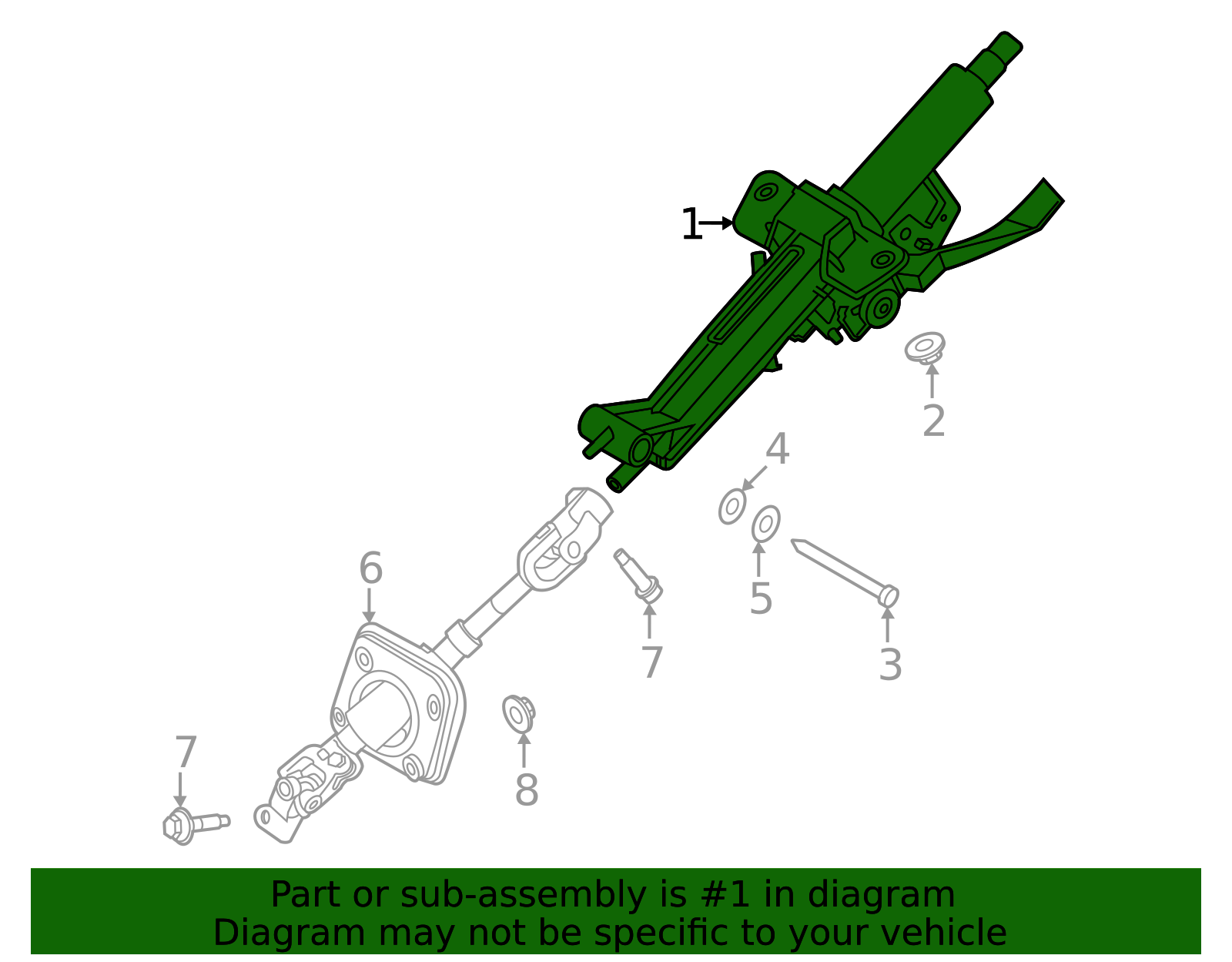 56310-CV000 - Steering Column 2022-2024 Kia EV6 | Kia.Parts Store