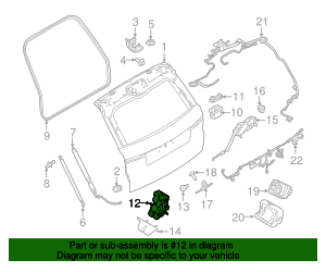Genuine OEM Trunk Lock Actuator Motor Part# LR139929 Fits 2013-2024 ...