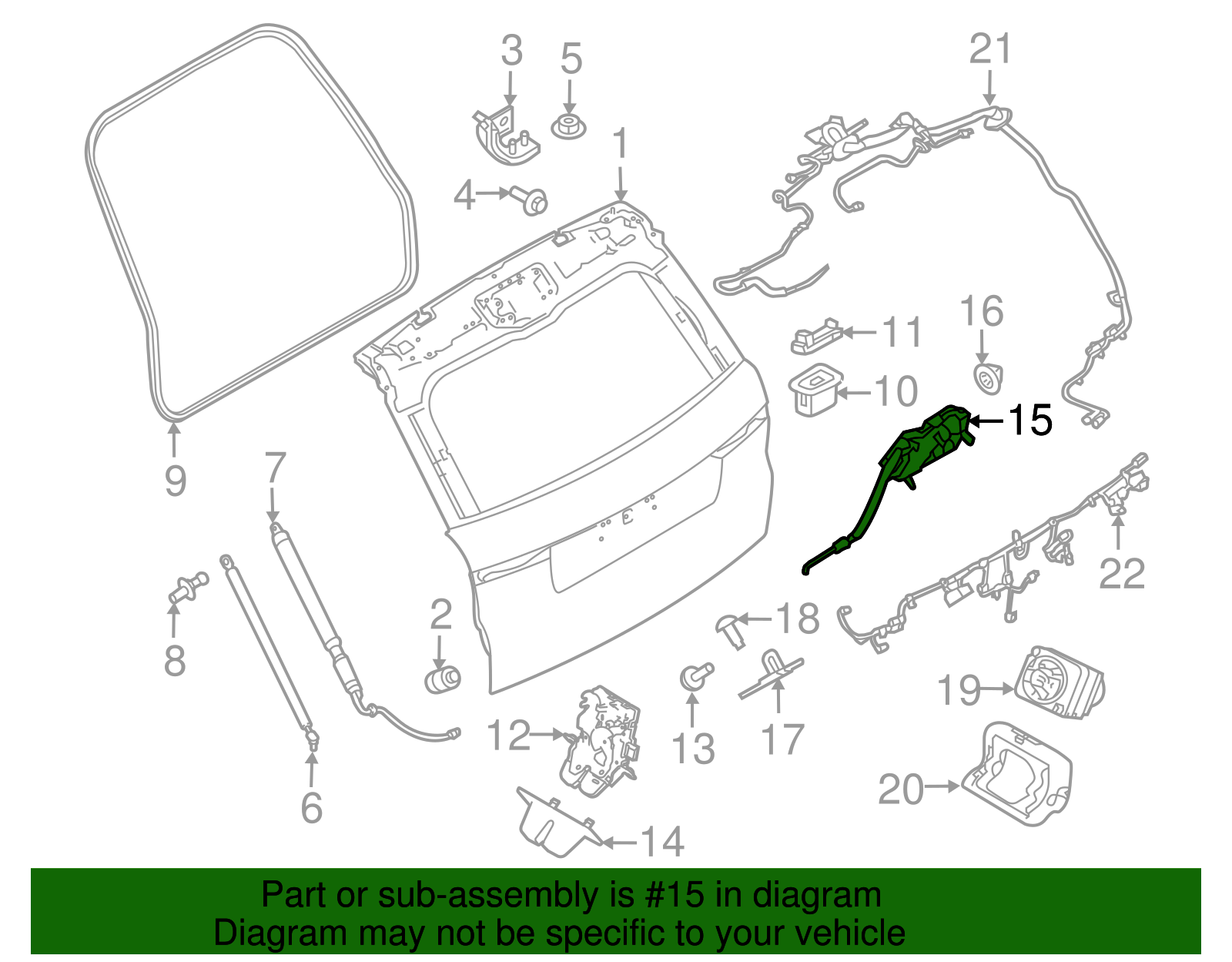 Genuine Trunk Lock Actuator Motor for 2013-2025 Land Rover | Land Rover ...