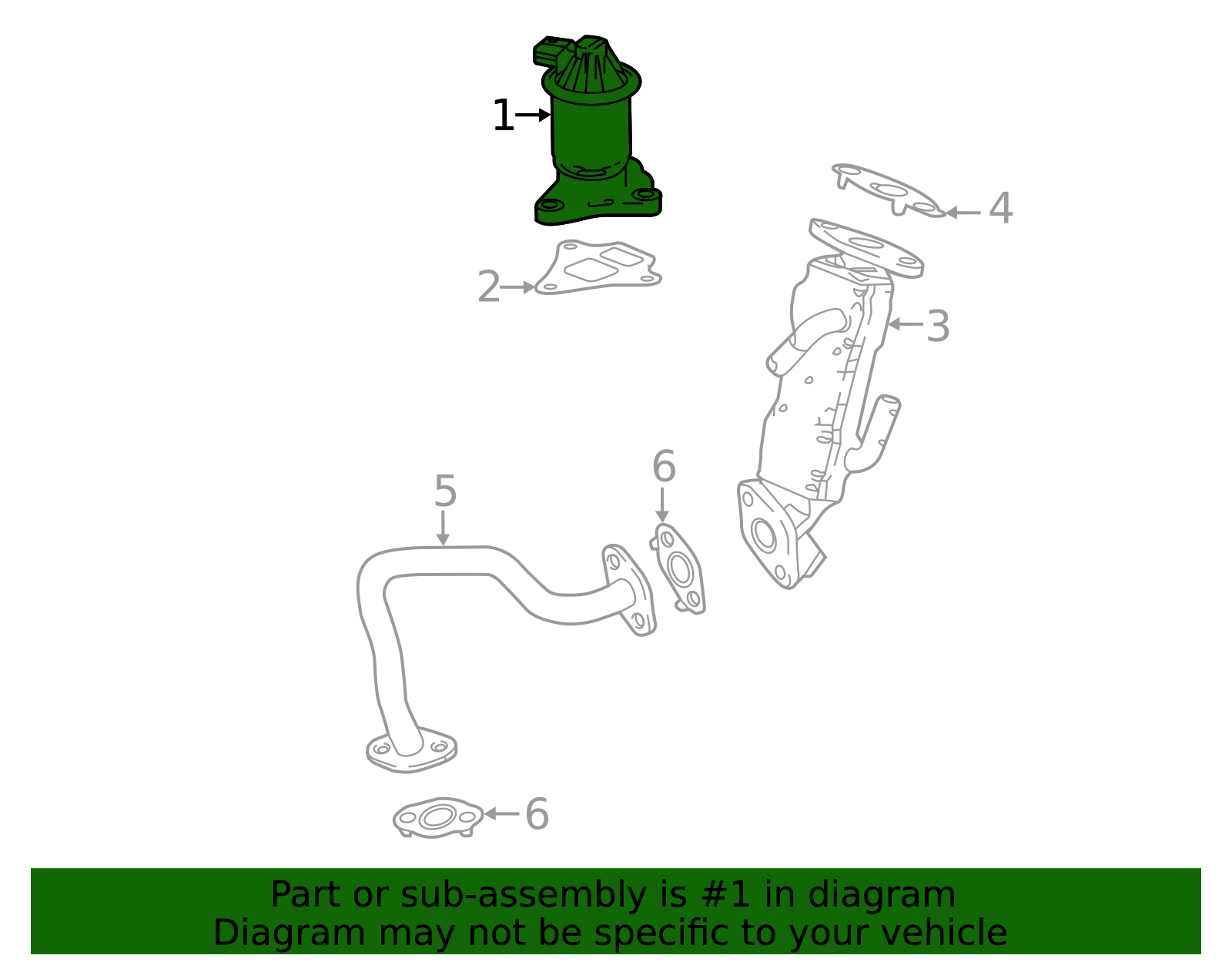 OEM 2018-2025 Honda Egr Valve 18710-6C1-A02 | Honda Automotive Parts