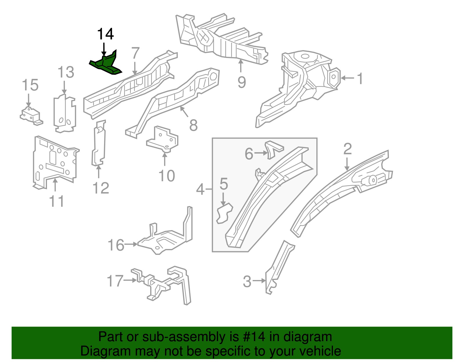 60923-TLA-A00ZZ - Side Extension 2017-2022 Honda CR-V | Honda Parts Online