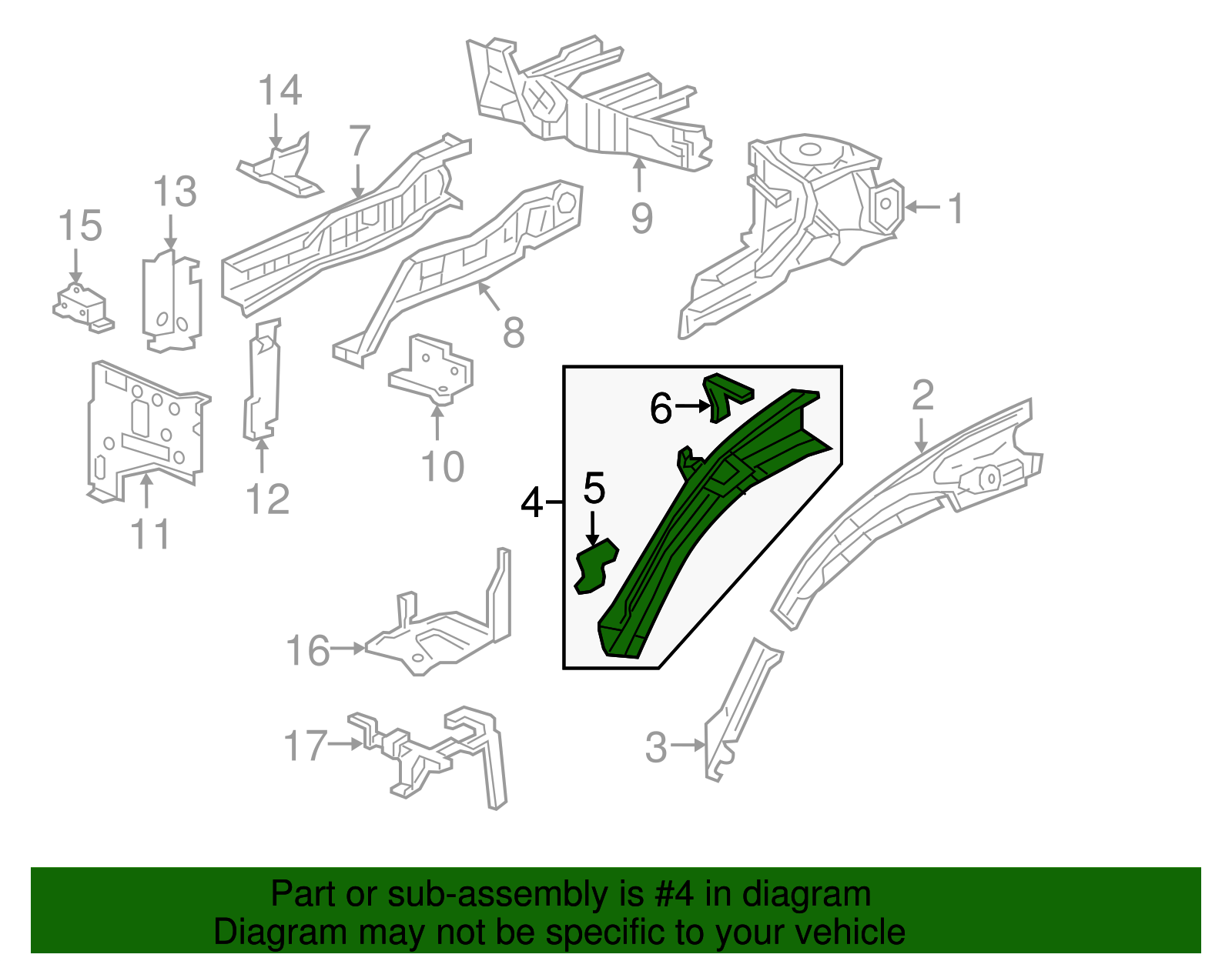 04684-TLA-A20ZZ - Extension Set L Front Shock Absorber - 2020 Honda CR ...