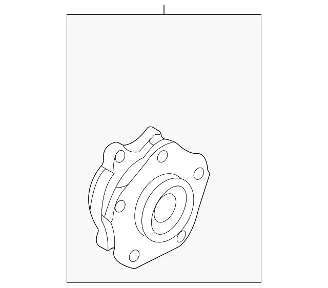 2021-2025 Nissan Rogue Hub Assembly 40202-6RR0A | Team Nissan Inc.