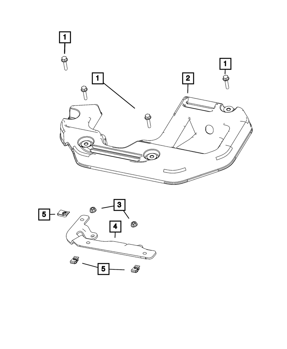 68594349AA - Engine Cover The Official Mopar eStore