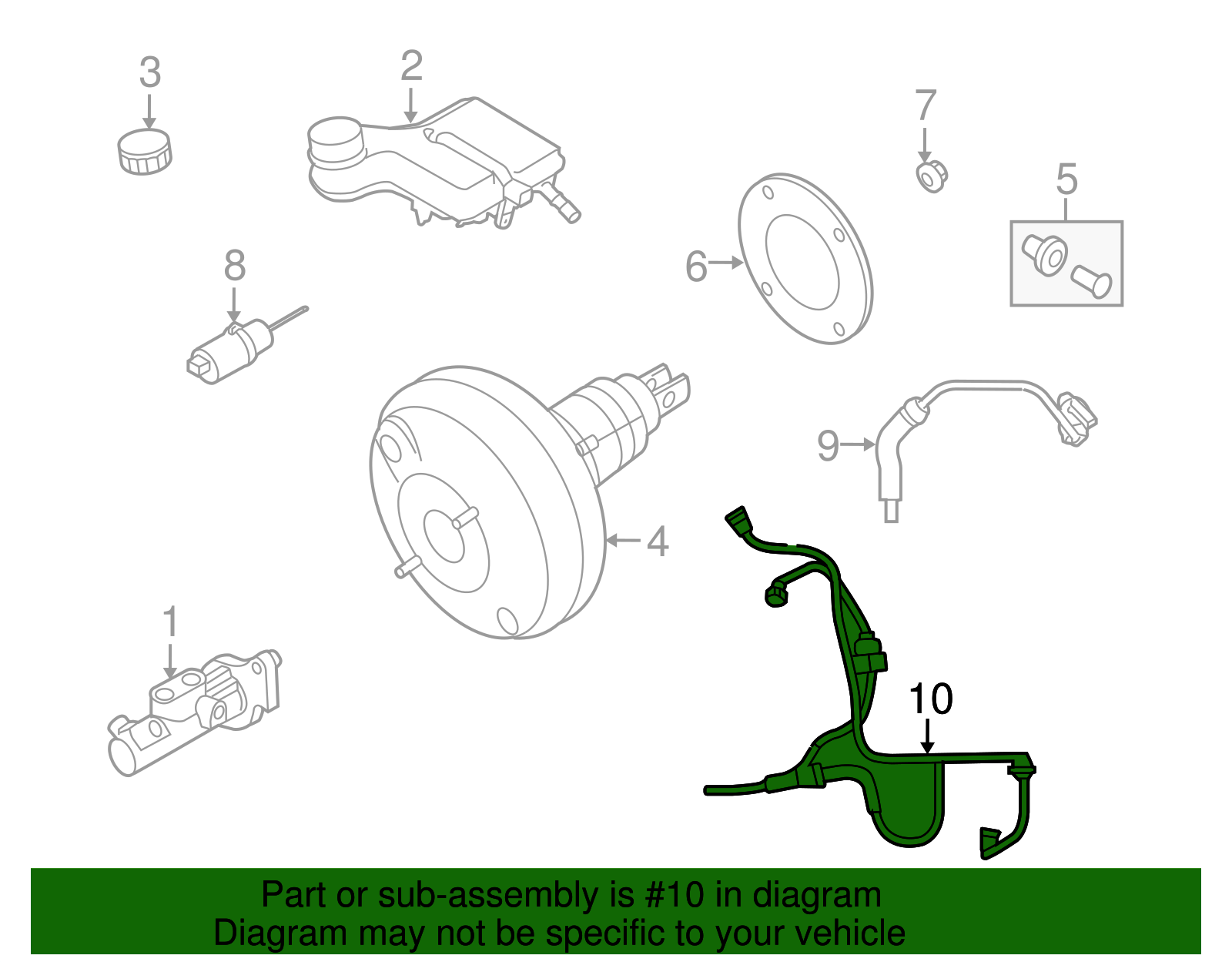 31201430 - Vacuum Hose - 2004-2010 Volvo | Volvo OEM Parts Direct