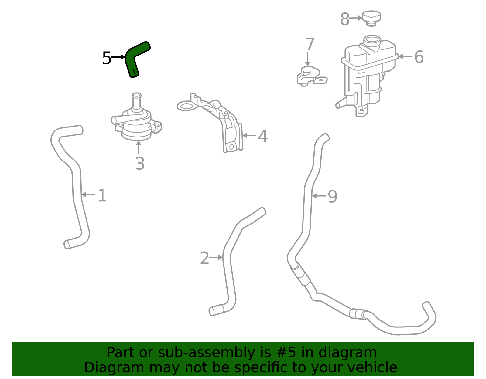 G9226-F6010 - Hose - 2021-2025 Toyota | OEM Genuine Toyota Parts