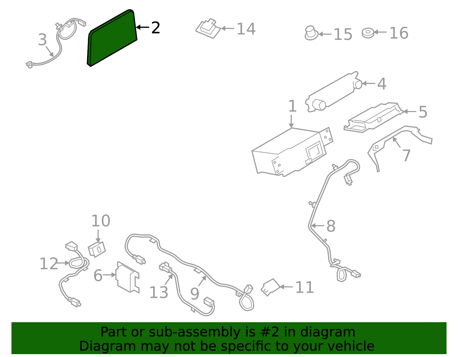 NX7Z-10D885-C - 2023-2024 Ford Escape - Display Unit | Dealer Auto Parts