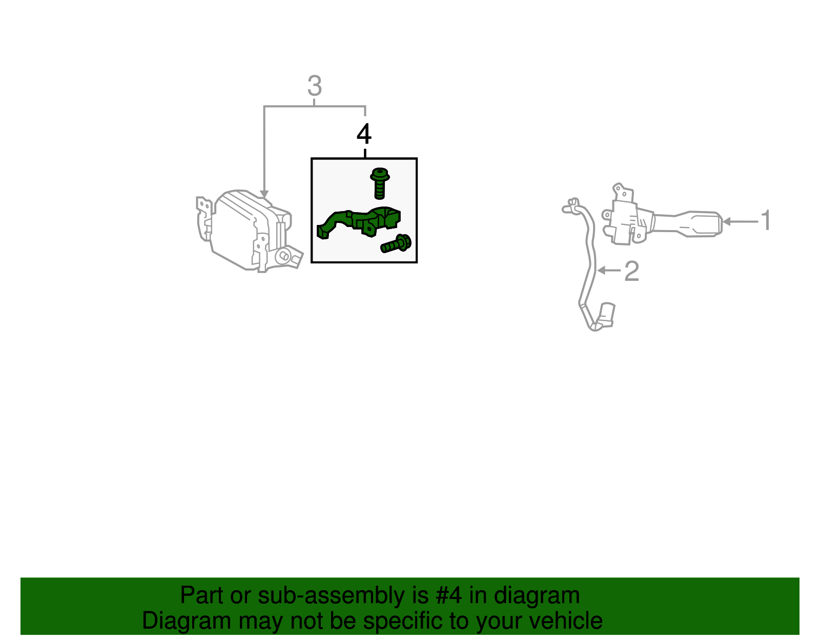 88201-60010 - Distance Sensor Bracket 2016-2022 Toyota | Brantford ...