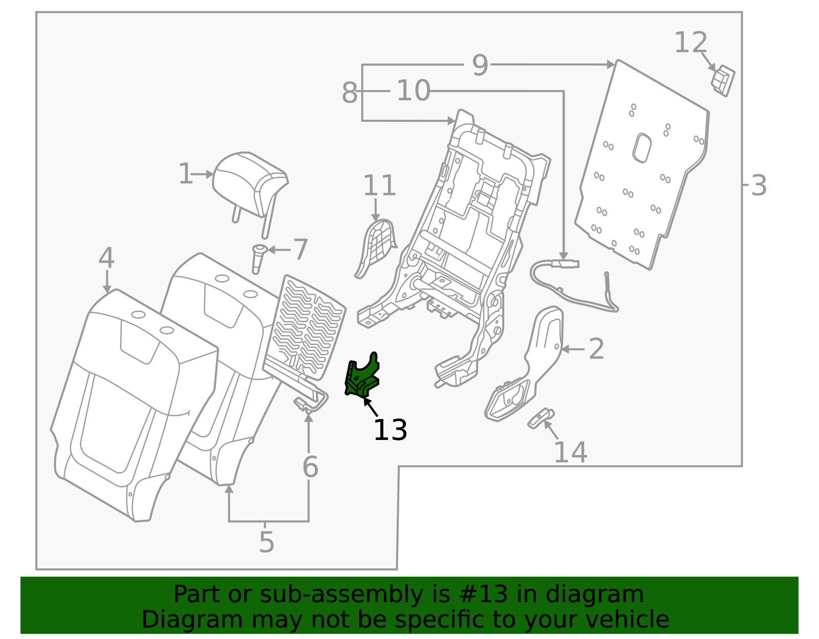 Center Cover 89198-N9500-NNB | MotorMotor