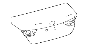 2018-2024 Toyota Camry Trunk Lid 64401-06E00 | Toyota Parts Express