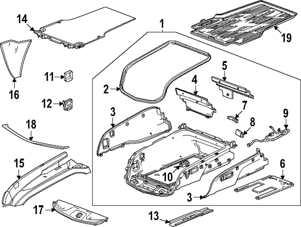 2025 Cadillac ESCALADE IQ Inner Weather-Strip 86585542 | Payne Weslaco ...