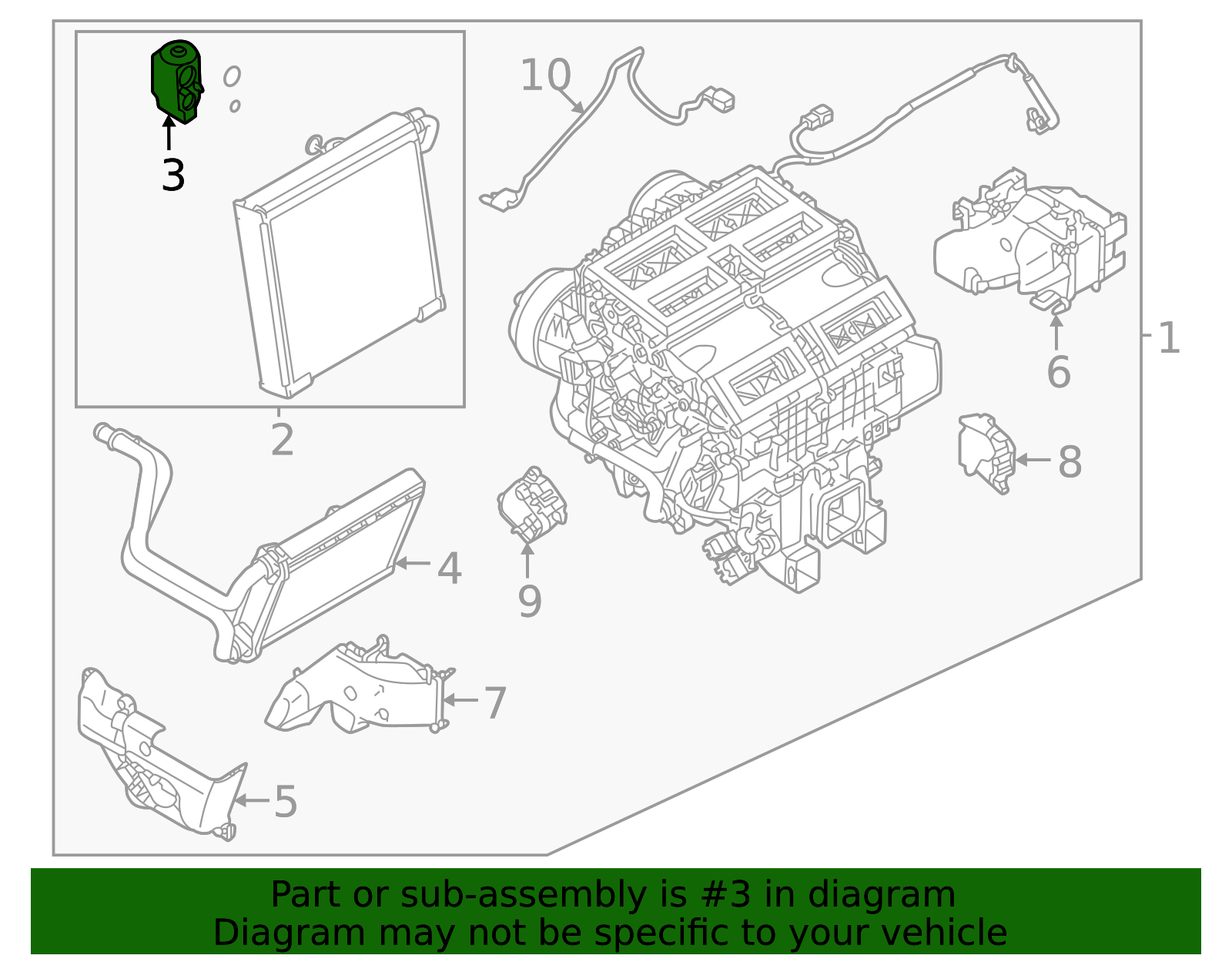 2019-2025 Nissan Expansion Valve 92200-6GU0A | OEM Parts Online
