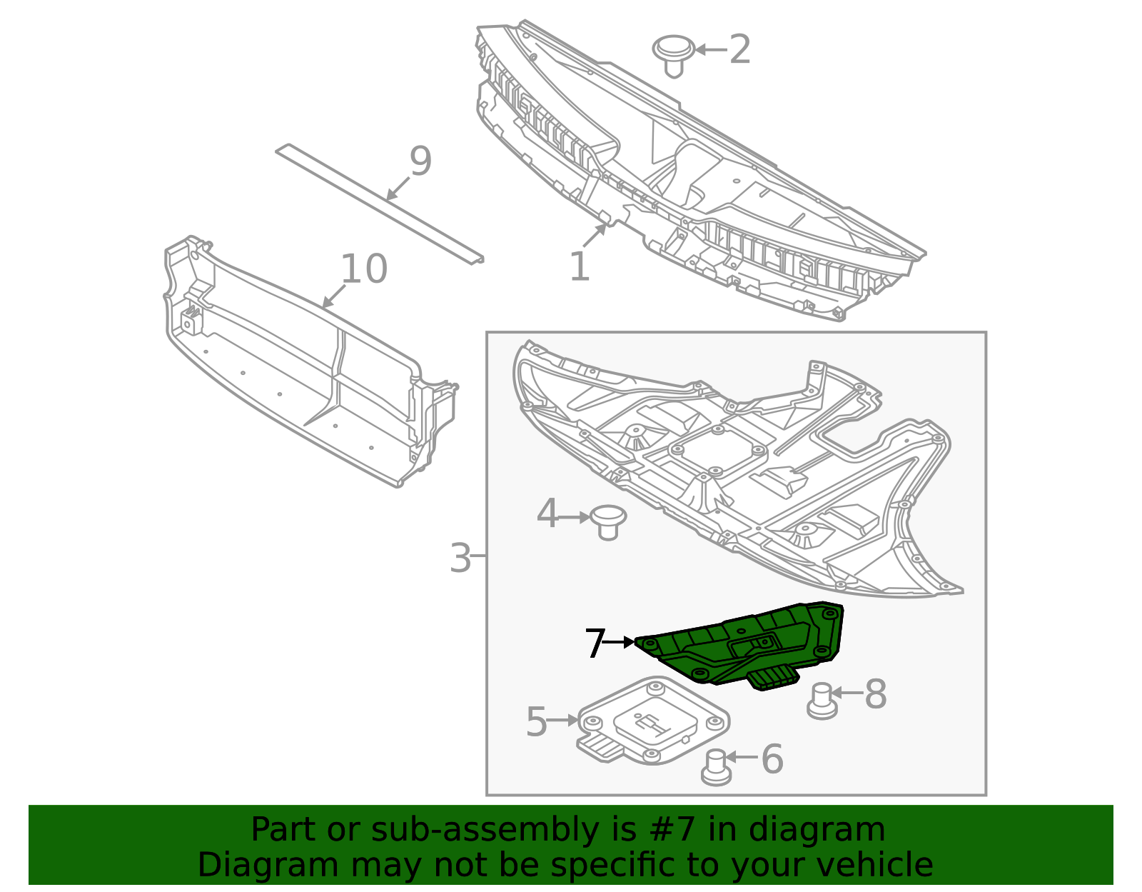 29133-P1600 - Cover Panel 2023-2025 Kia Sportage | Kia.Parts Store