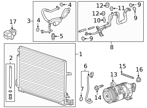 Hardware, Fasteners & Fittings for 2024 Chevrolet Malibu | Chevy OEM Parts