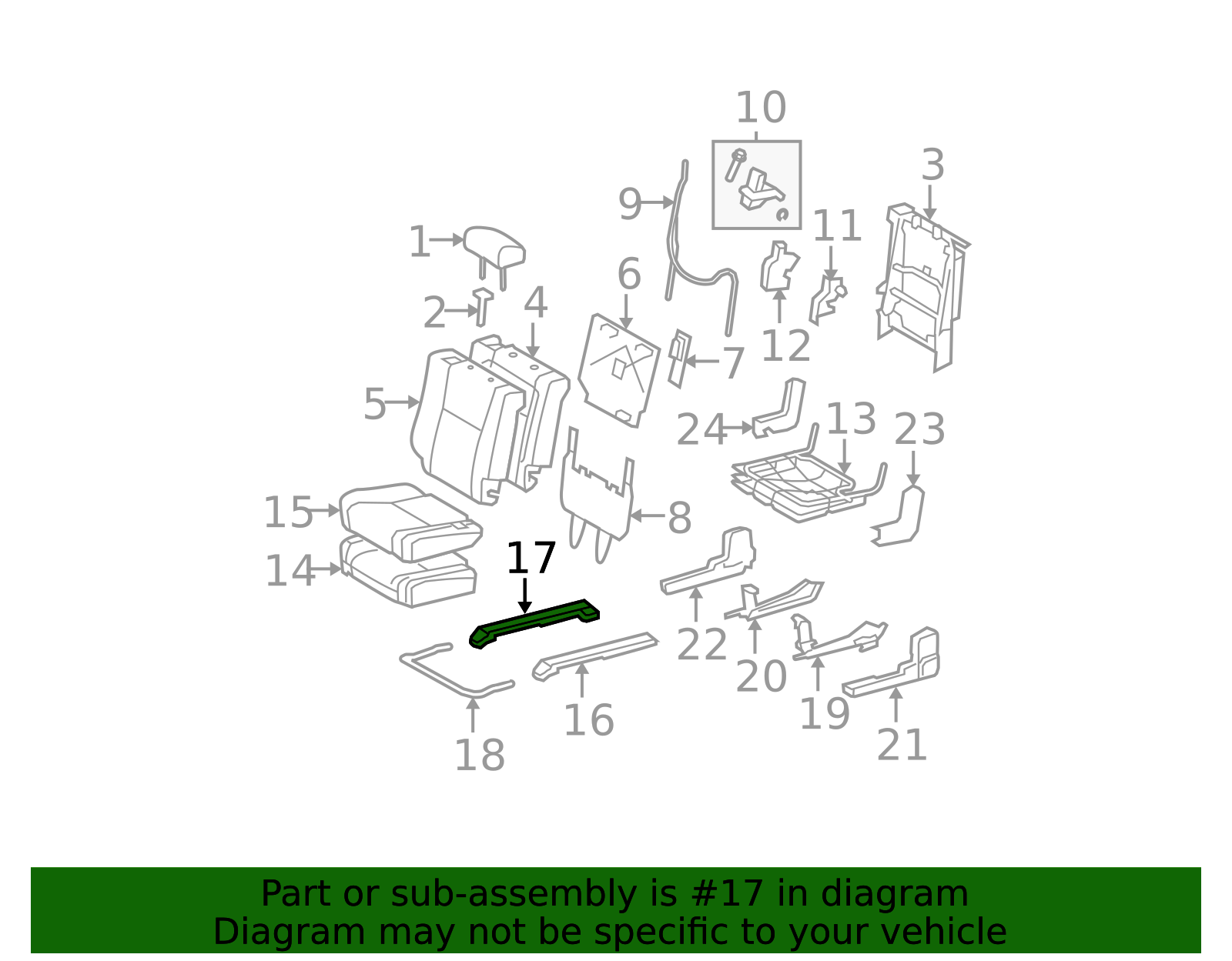 2007-2013 Toyota Tundra Seat Track 72160-0C010 | MotorMotor