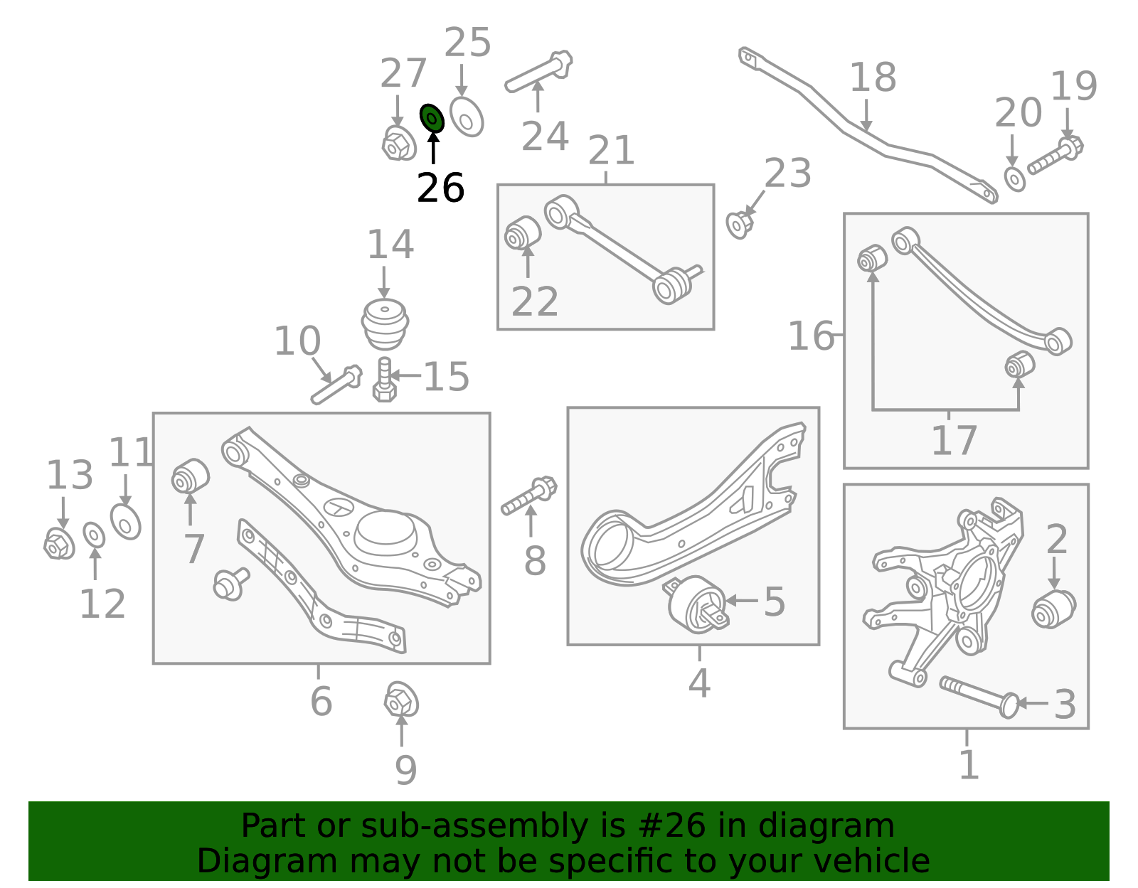 2009-2021 Kia Lower Control Arm Washer 13602-14006K | TascaParts.com