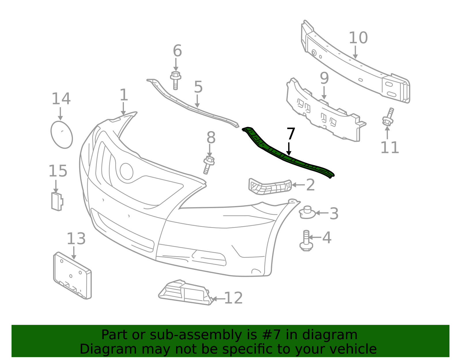 Genuine Official Toyota Upper Retainer part# 52521-06020 for 2007-2009 ...