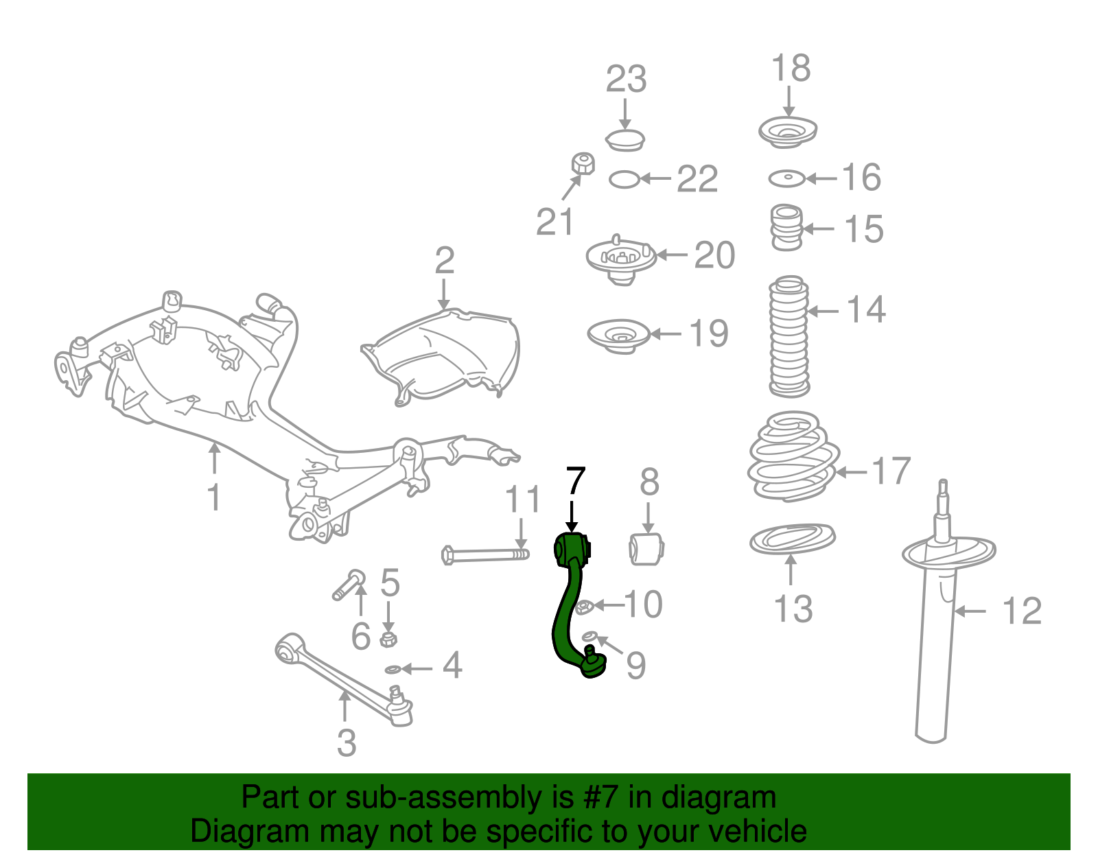 1997-2003 BMW Rear Lower Control Arm 31-12-1-092-609 | BMW OEM Parts