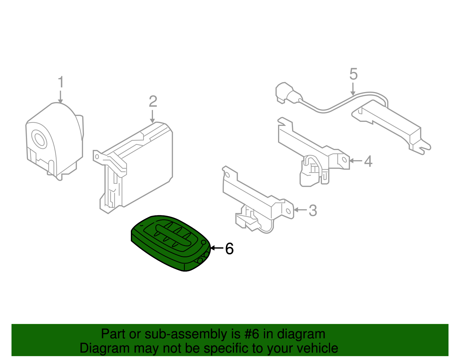 2015-2017 Hyundai Sonata Transmitter 95440-C1001 | OEM Parts Online