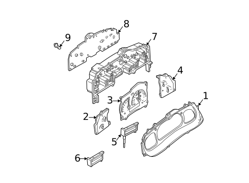 Cluster & Switches for 2000 Ford Ranger | Ford Parts Direct