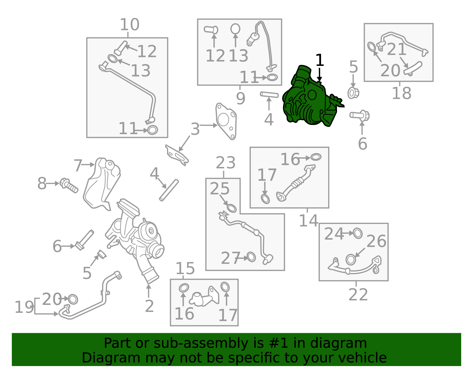KT4Z-6K682-B - Turbocharger 2019-2024 Ford | Ford Parts Pros