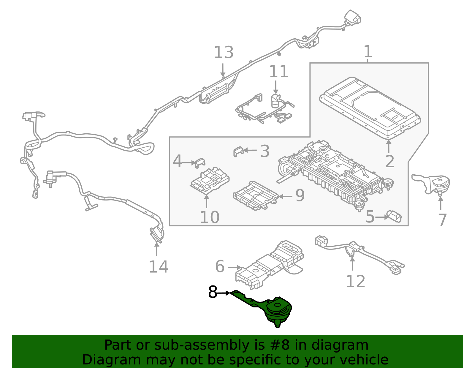 2021-2025 Ford F-150 | Drive Motor Battery Pack Bracket | ML3Z-10732-C ...