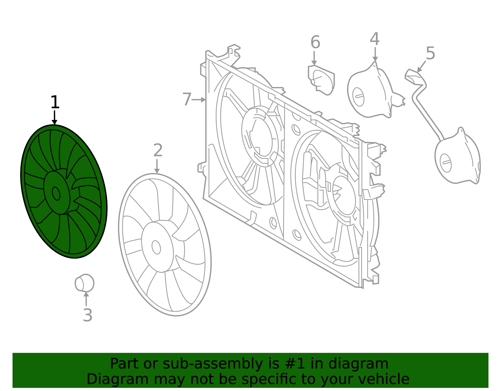 2023-2026 Toyota Prius Fan Blade 16361-37080 | Toyota Parts Center