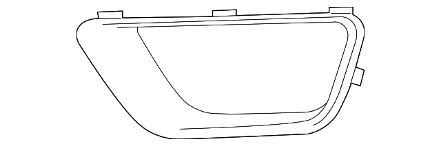 2017-2020 Chevrolet Colorado Front Driver Side Bumper Fascia Molding ...