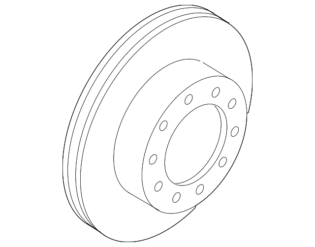 PC3Z-1125-A - Rotor Assembly - Brake Front 2017-2025 Ford | Ford Parts ...