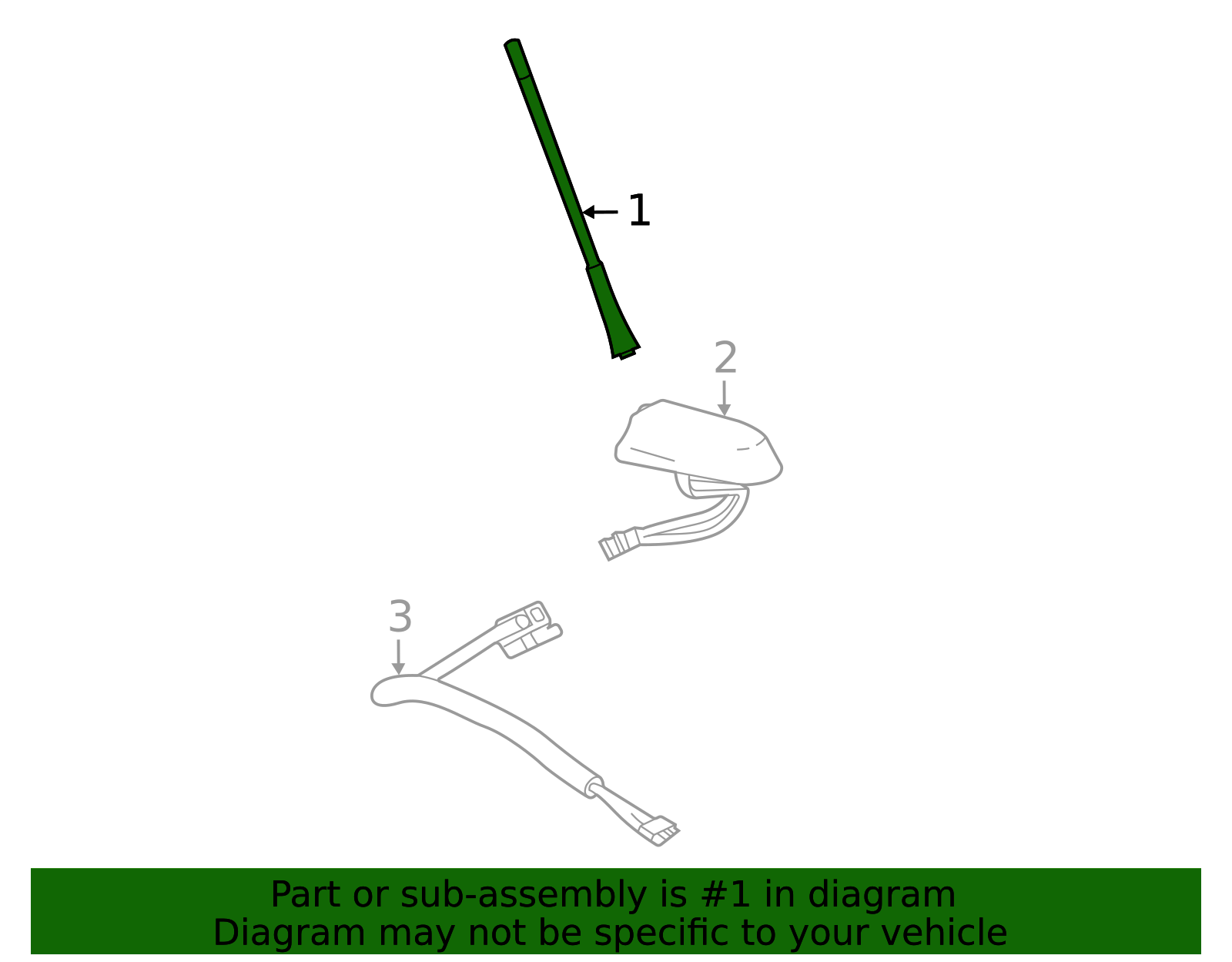 2020-2025 GM Radio Antenna 42855154 | OEM Parts Online