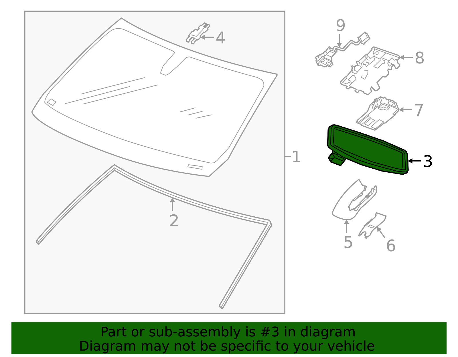 2019-2025 GM Mirror Inside 13558192 GM | GMPartsDirect.com