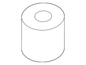 33316770815 - 2003-2016 BMW Z4 Cross-Member Bushing (33-31-6-770-815 ...