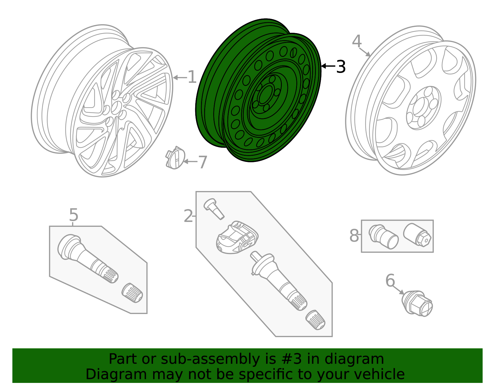 2020-2025 Ford Compact Spare LB5Z-1015-A | OEM Parts Online