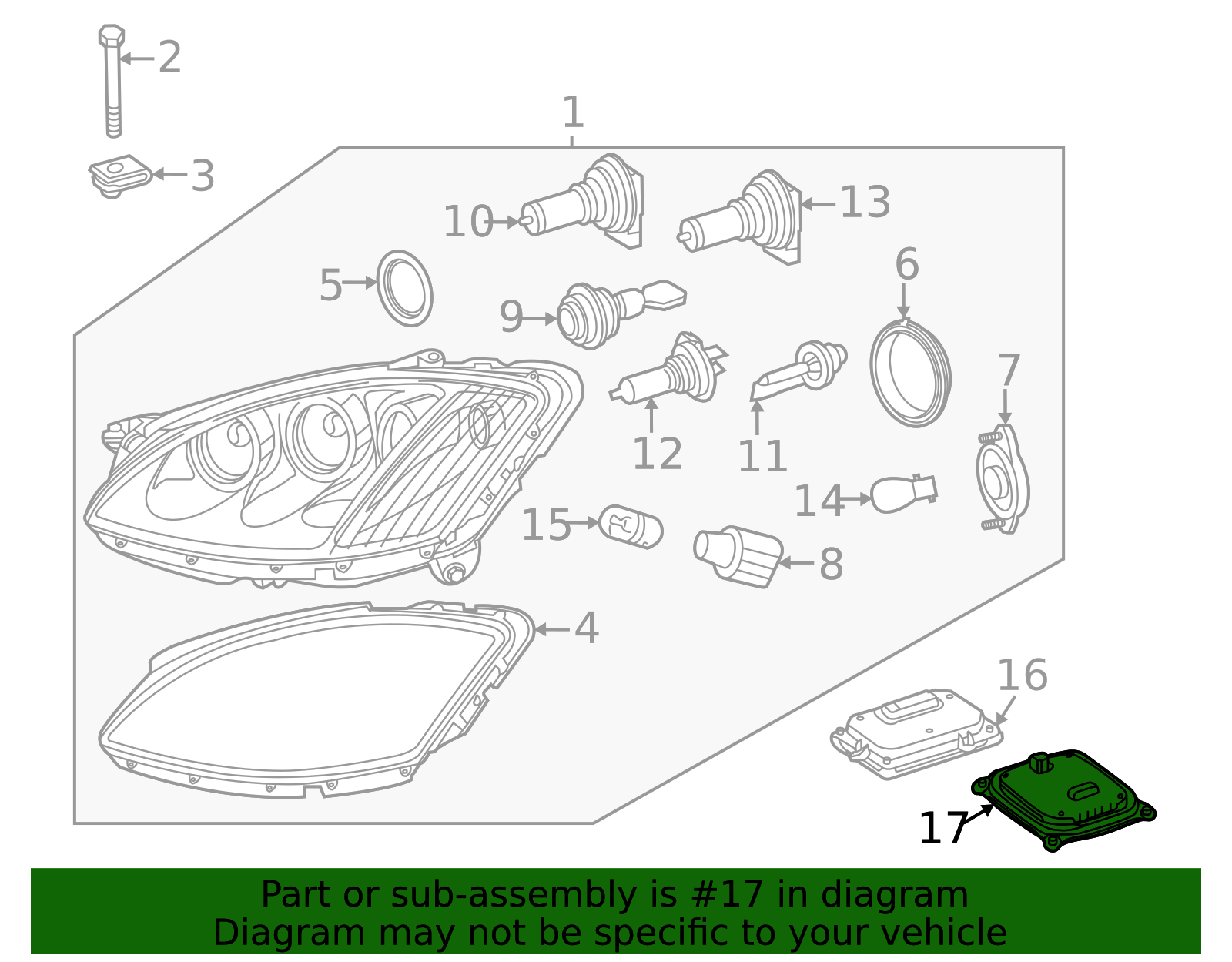 221-870-63-89 - High-Quality Headlight Control Module for 2005-2011 ...