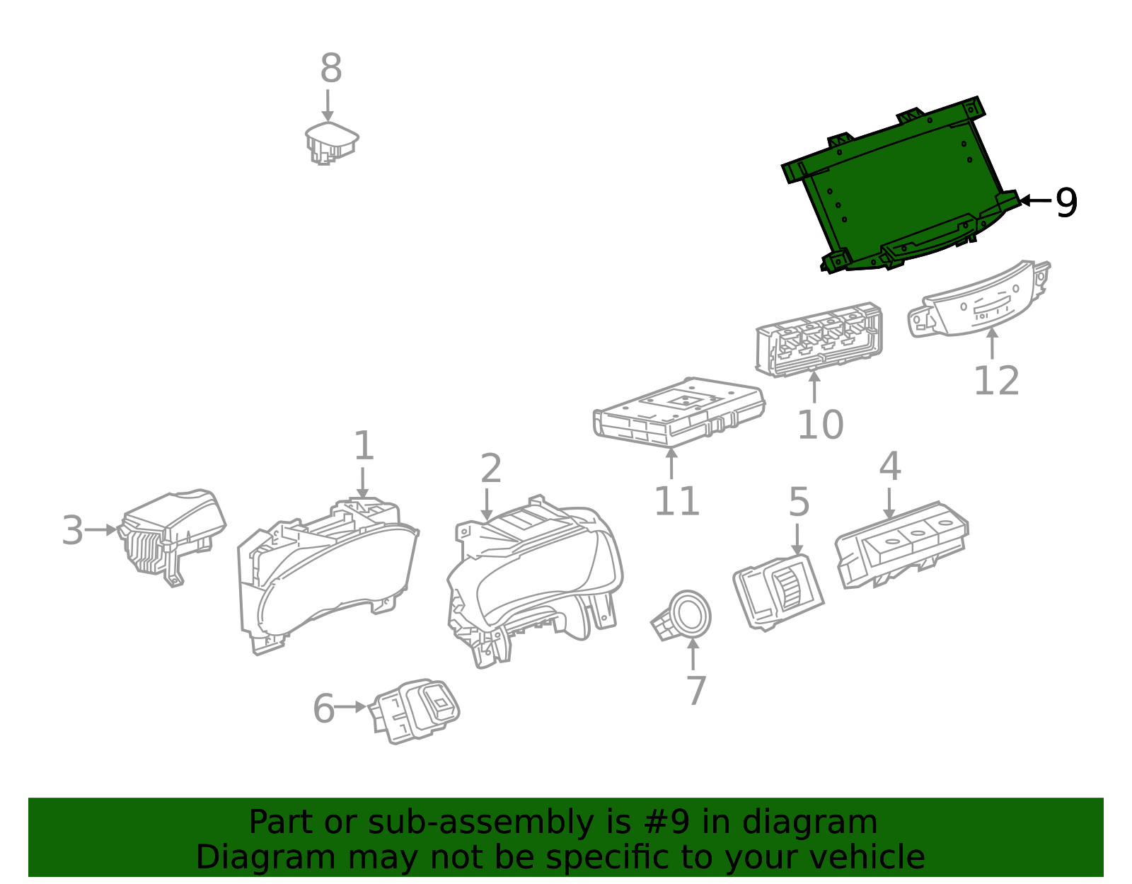 2019-2020 Cadillac CT6 Control Assembly 84722106 | Capital Chevy Parts