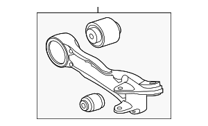 2010-2019 Jaguar Rear Lower Control Arm C2D35201 | JaguarParts.com