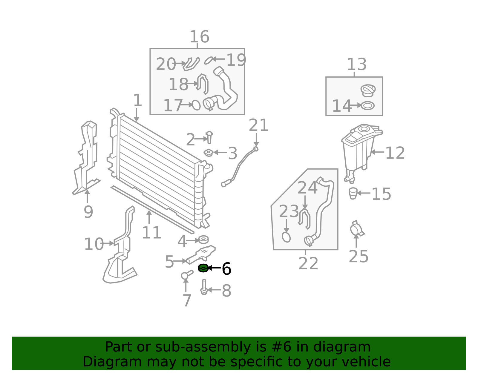 4H0121268 Radiator Insulator ? Audi | AutoNation Parts