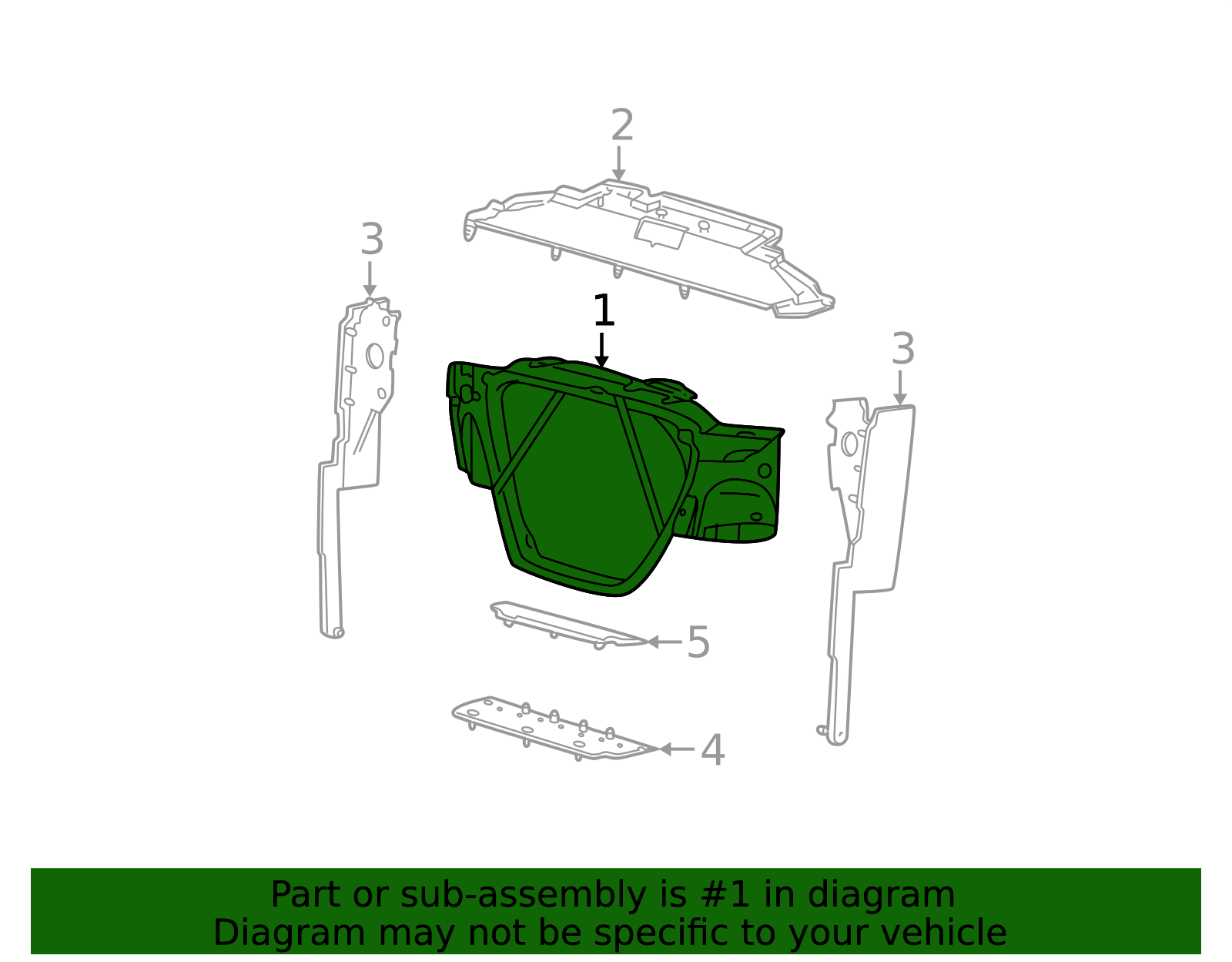 1999-2007 Ford Radiator Support 6c3z16138aa | GetOEMParts.com